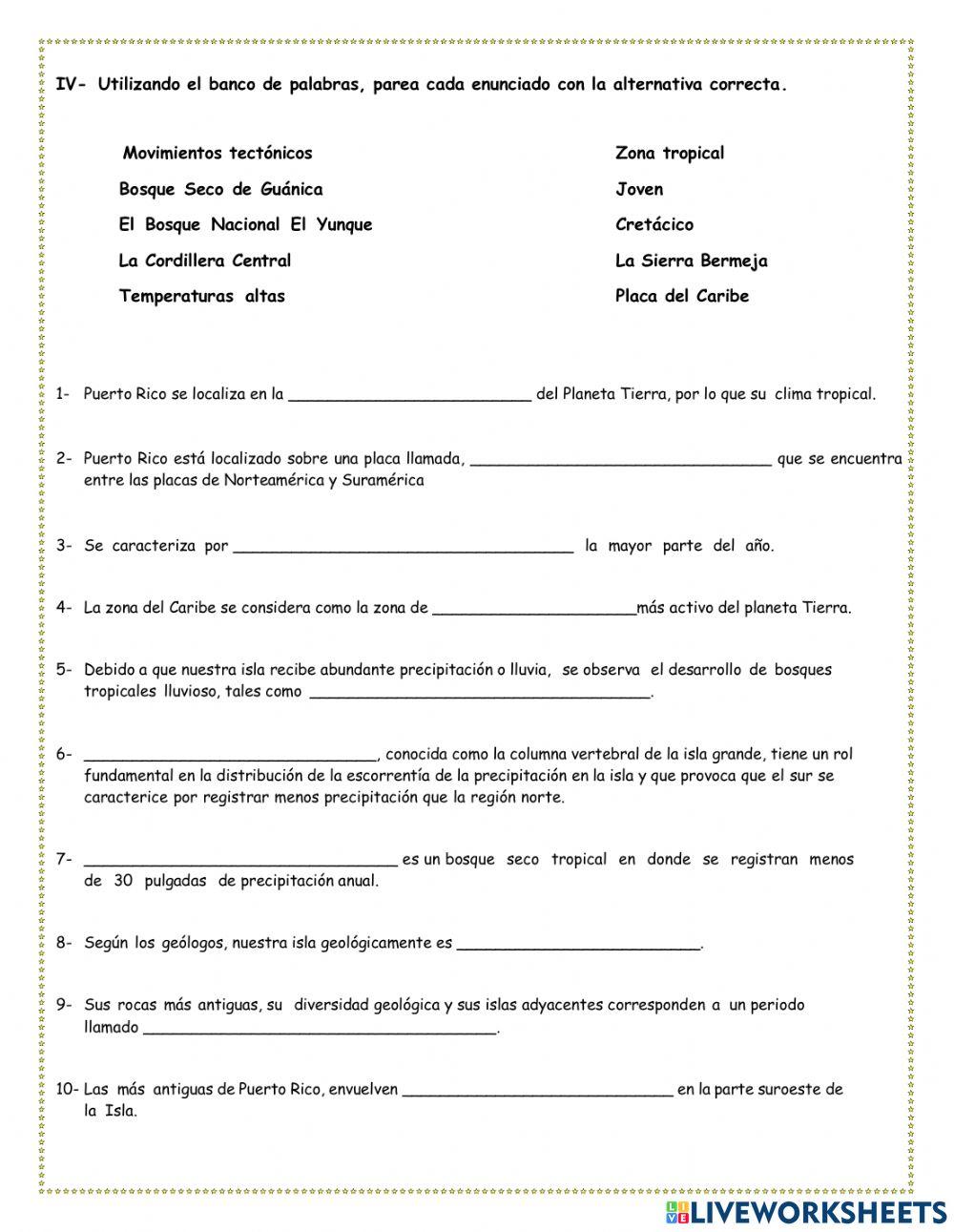 La Geografía De Puerto Rico 5190928 | Diana Ginés López