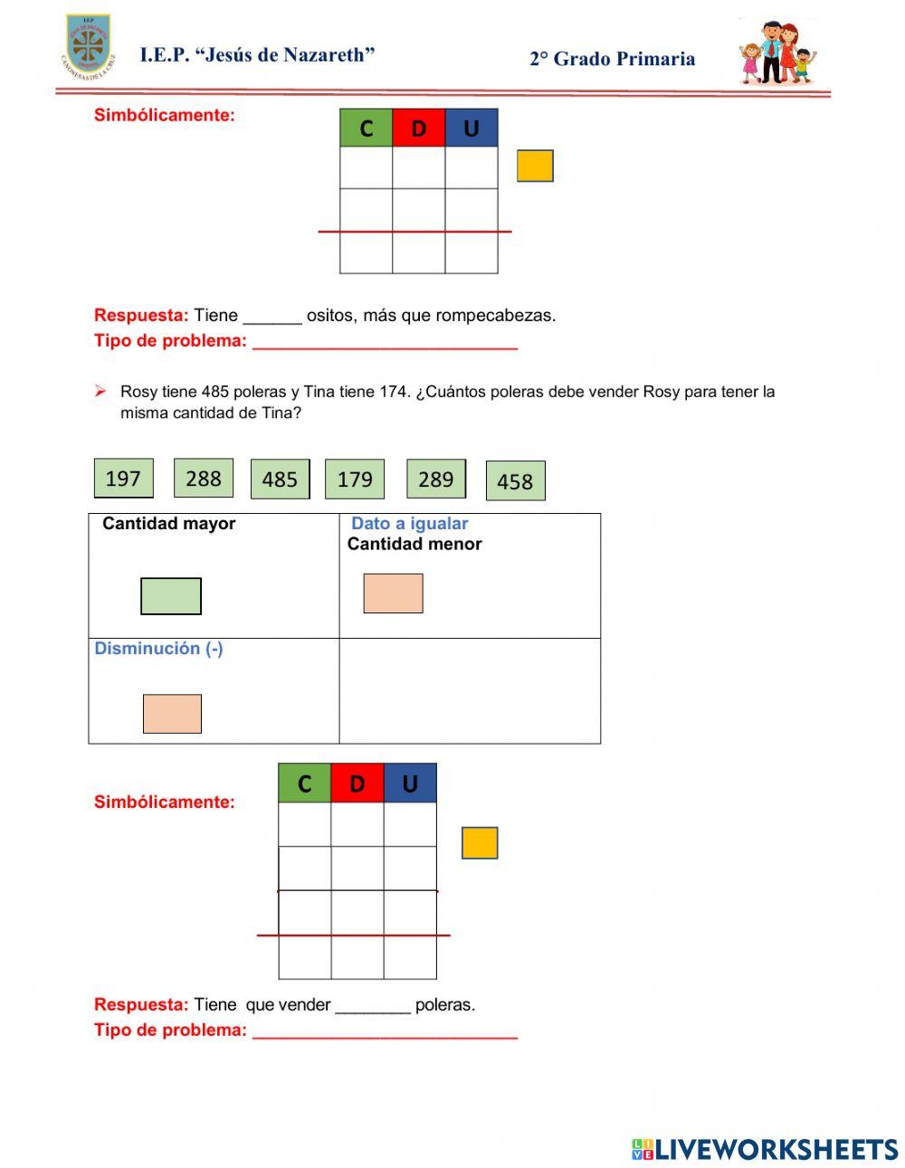 Practica De Matemática Online Practice Live Worksheets