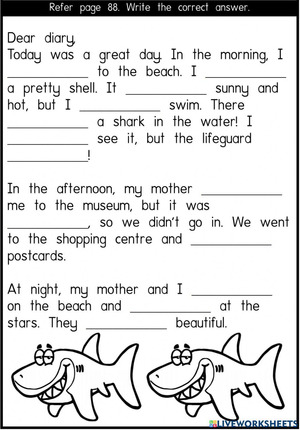Year 3 Module 9 Reading Page 88 online exercise for | Live Worksheets