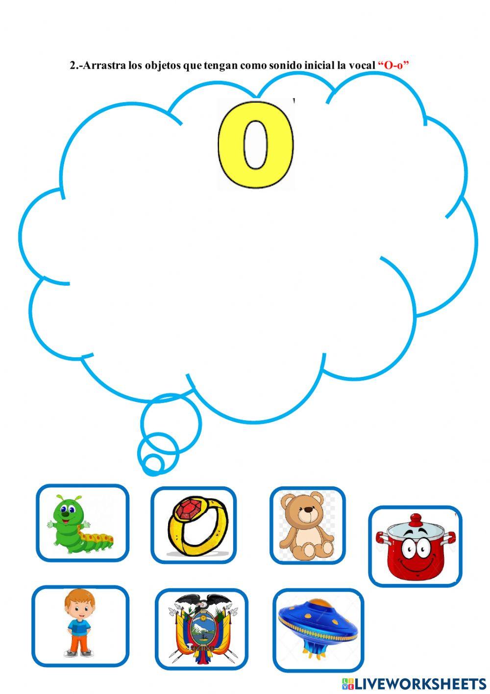 Vocal o worksheet for PRIEMERO | Live Worksheets