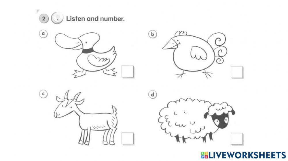 Listening online exercise for Grade 3 | Live Worksheets
