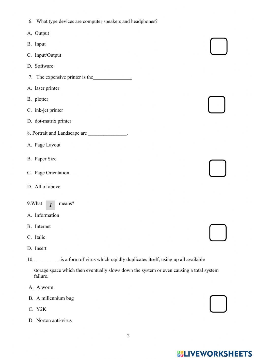 4001172 | ICT Assessment Year 9 (2) | Maslinawati binti