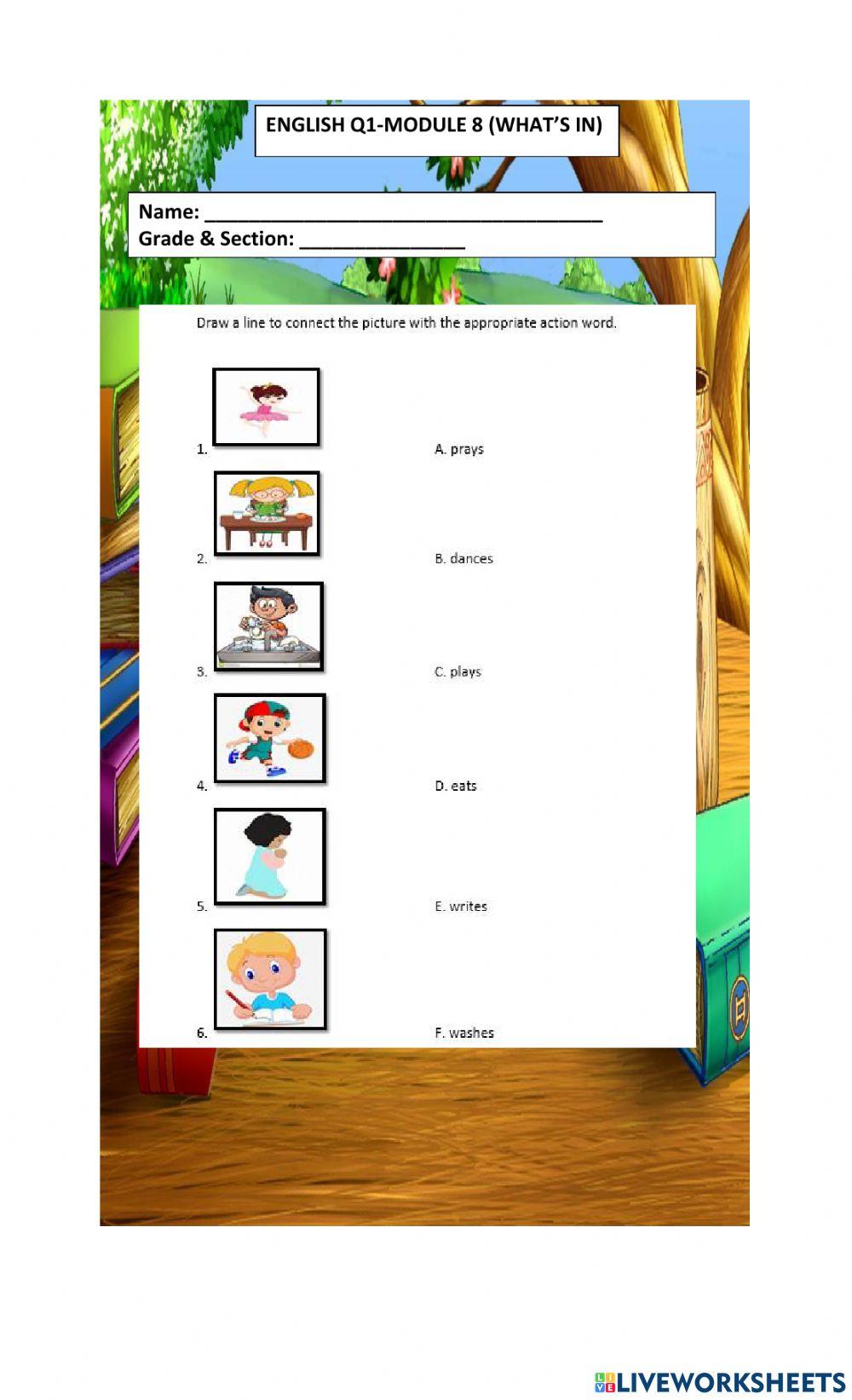 Action Words Review 1585250 | viviencruz | Live