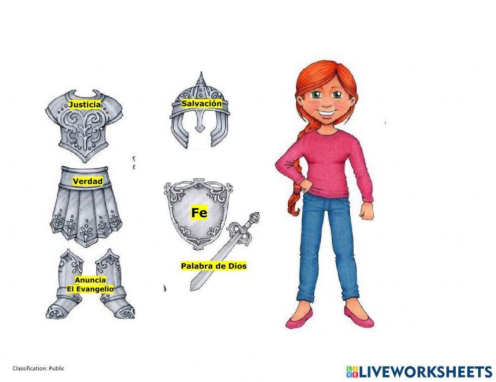 Armor Of God Paper Doll Lds