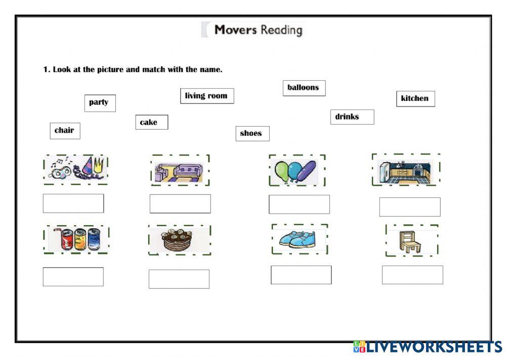 Reading: Birthday party worksheet | Live Worksheets