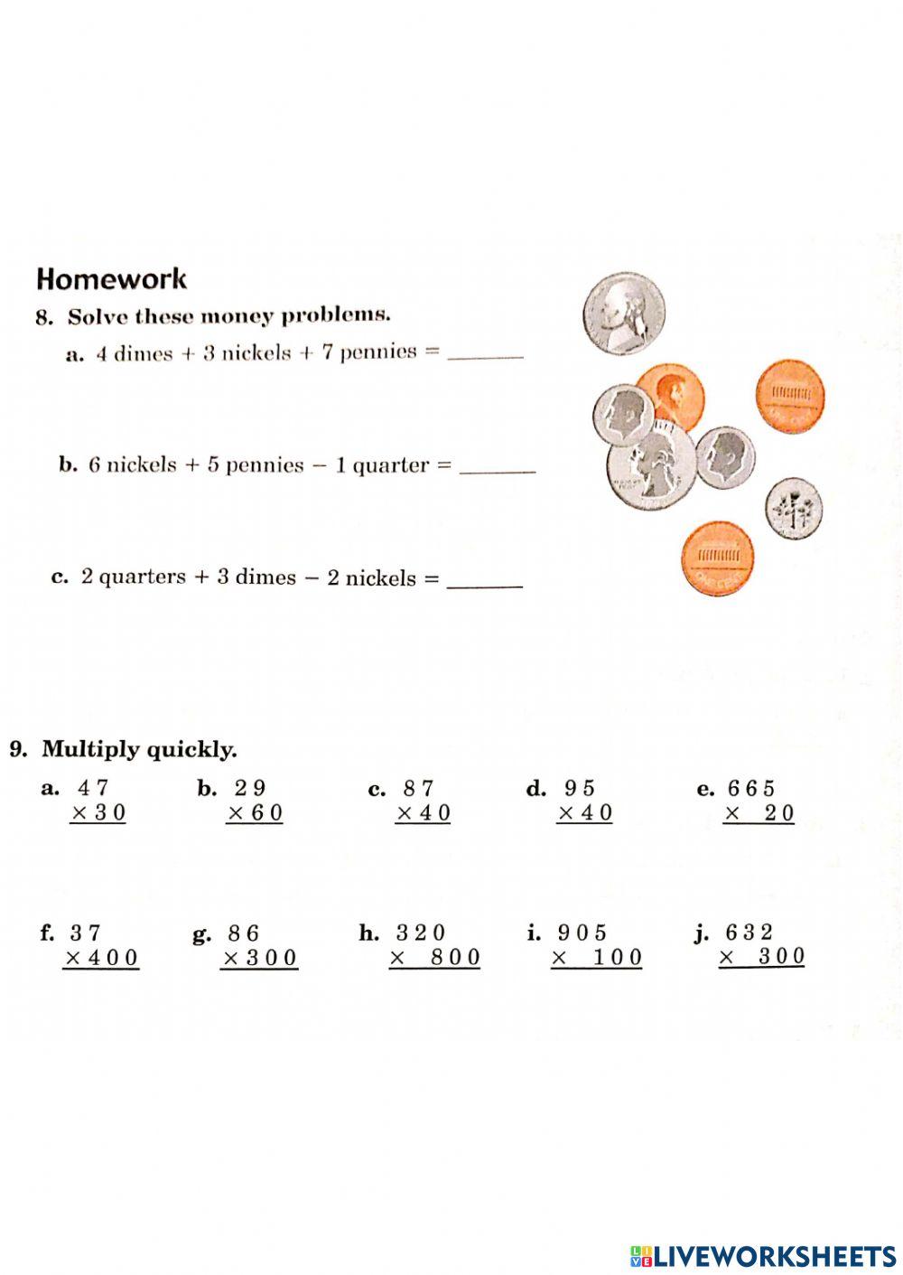 Division online exercise for 3 | Live Worksheets