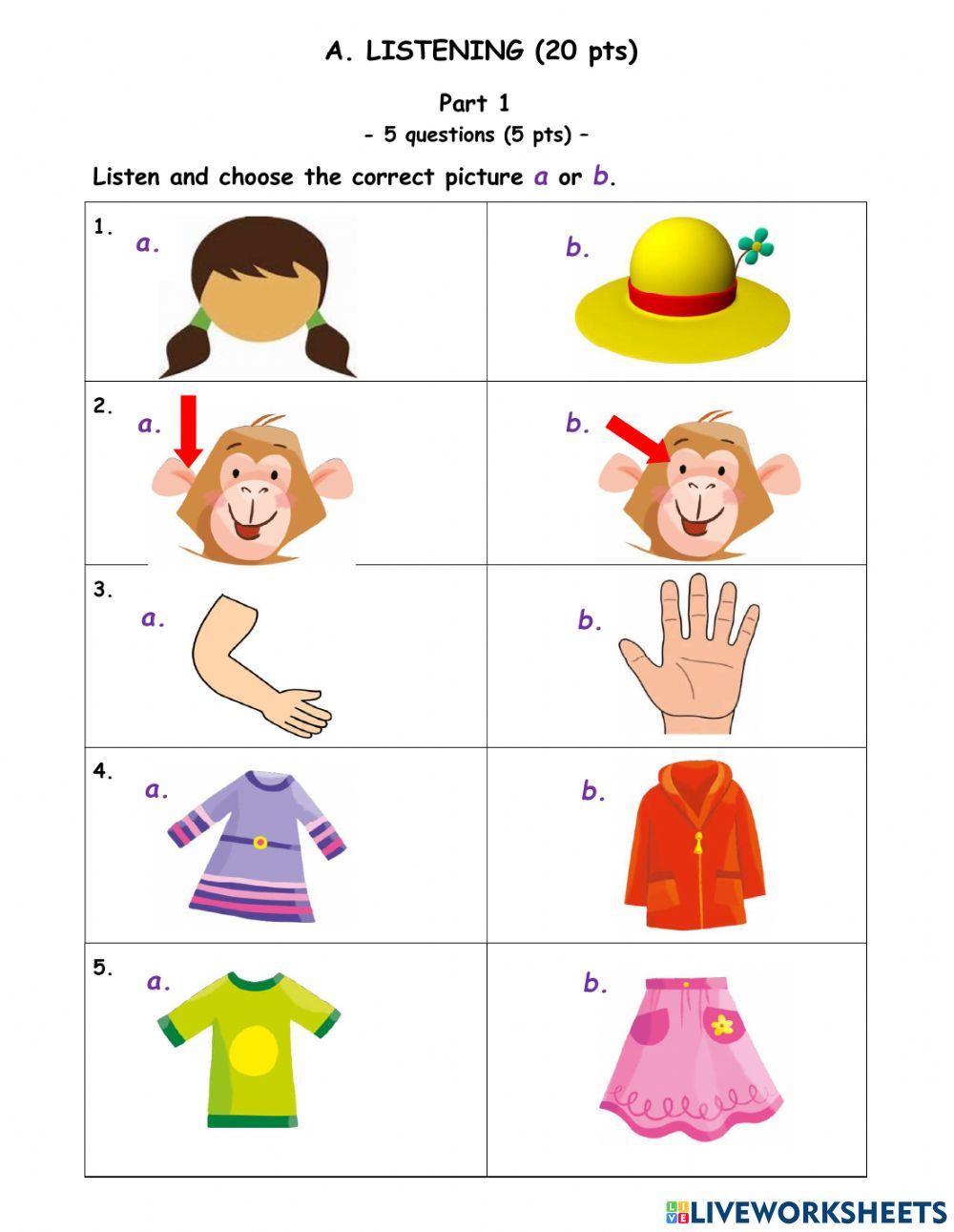 AS1 - LISTENING - MS KIM worksheet | Live Worksheets