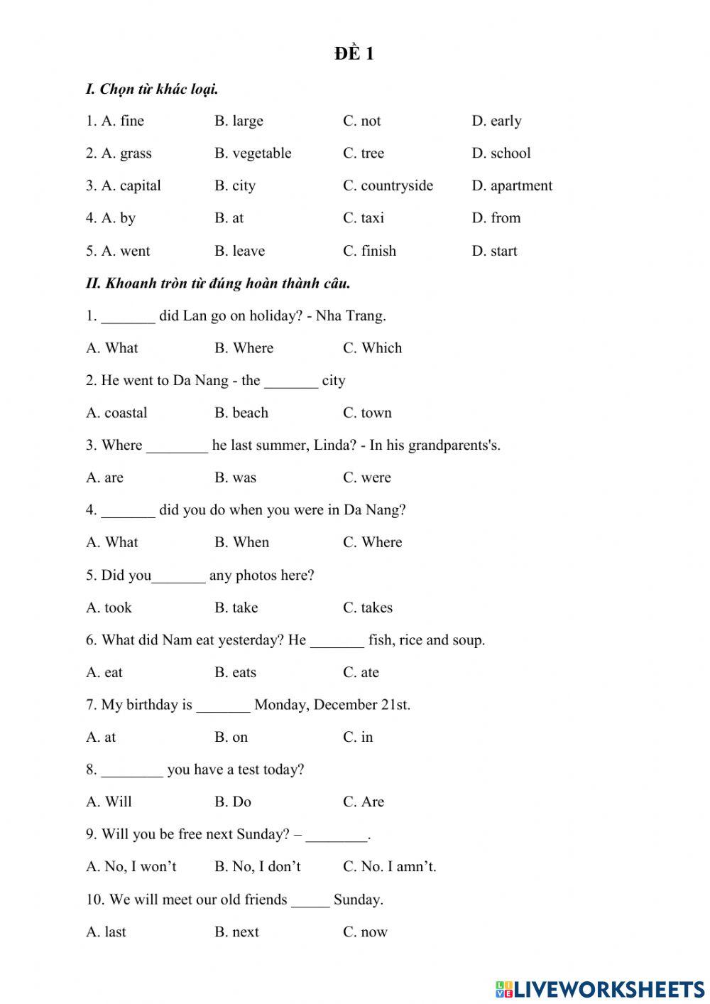 Gk1-ta5 worksheet | Live Worksheets