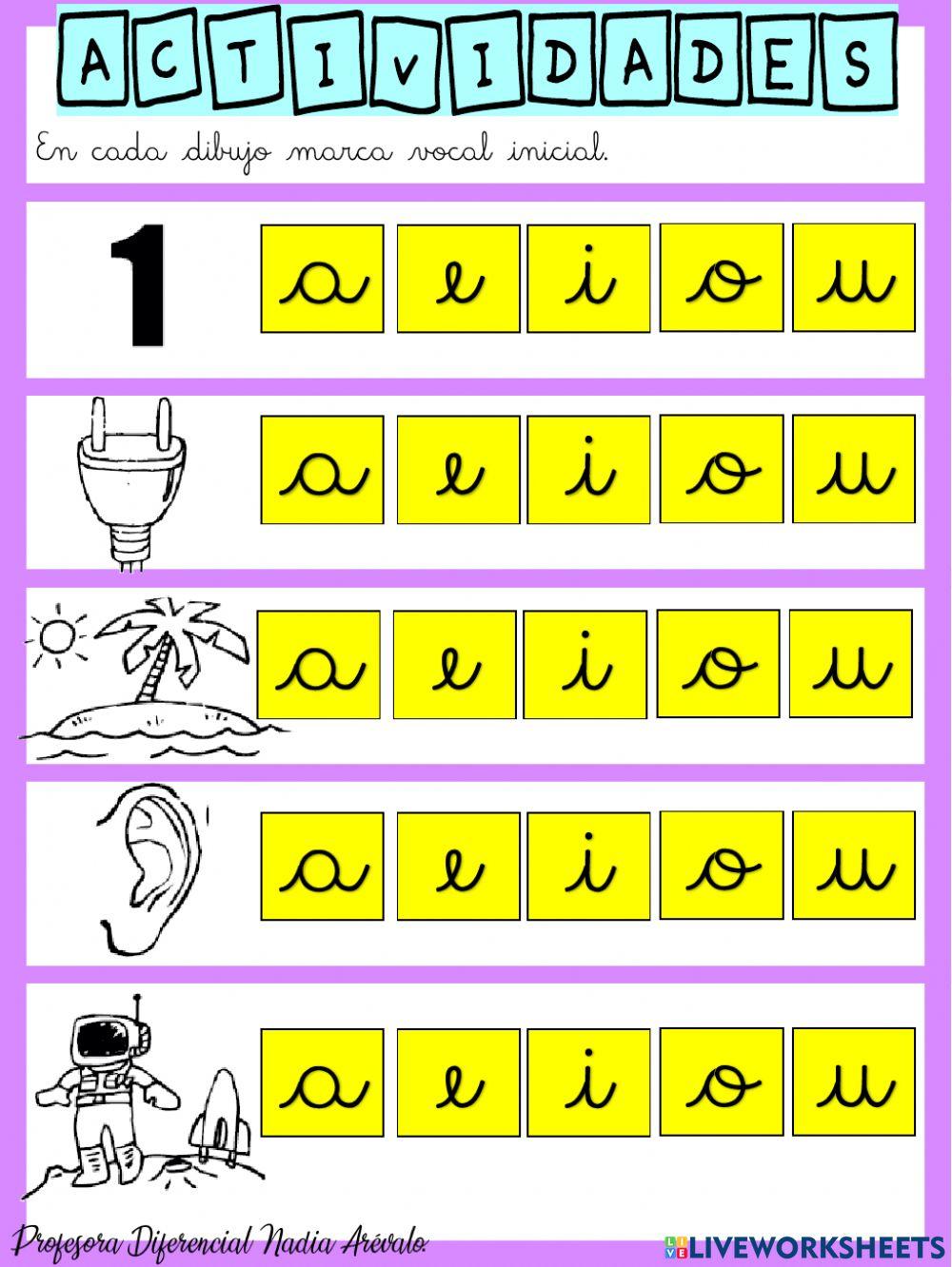 1587093 | Identificar vocales | profenadia