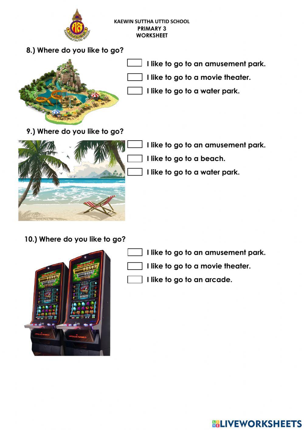 P3 online activity | Live Worksheets