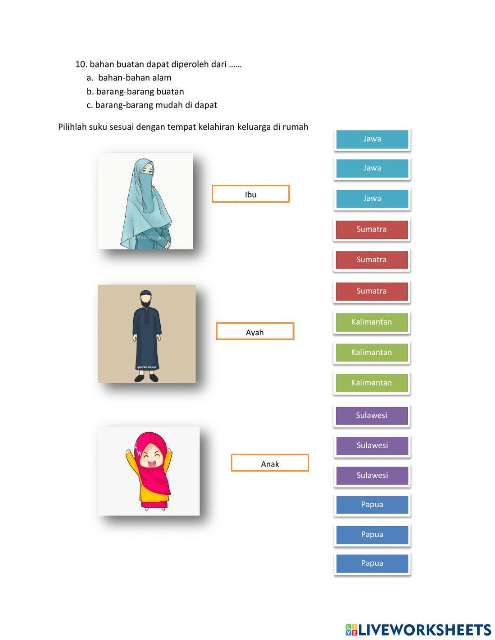 Tematik 2c Worksheet | Live Worksheets
