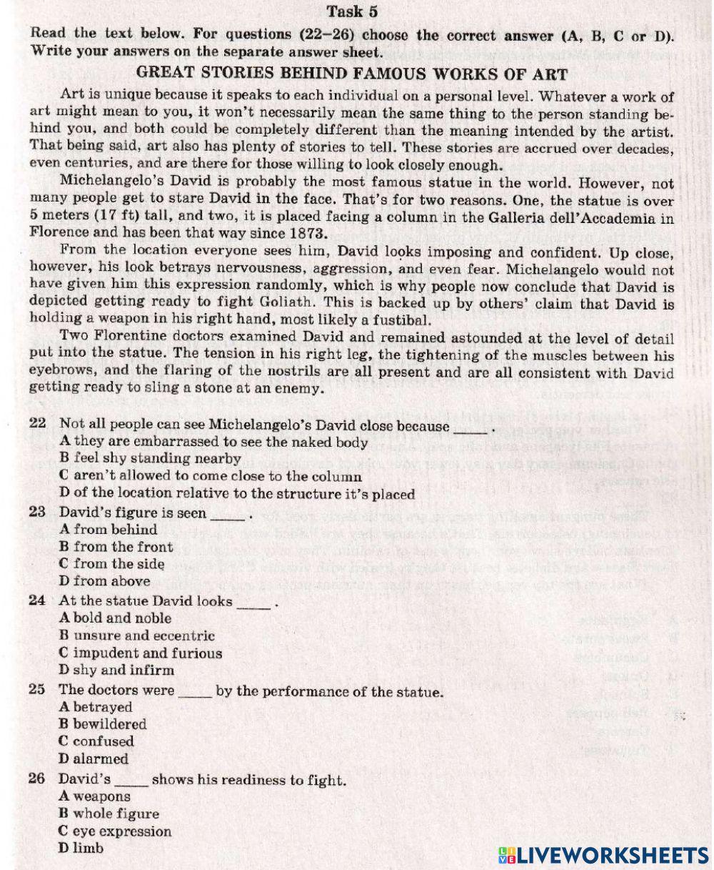 ZNO Reading 25 2132658 | Zoriana Polenok | Live