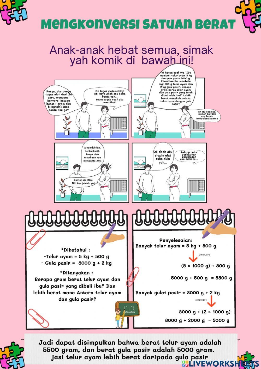 LKPD3-SATUAN BE… | Free Interactive Worksheets | 1550505