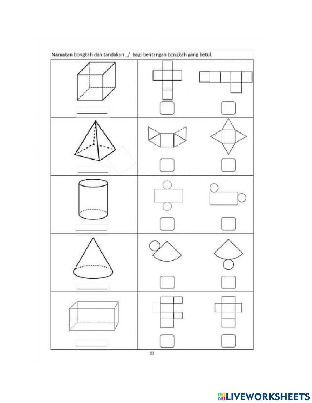 BENTANGAN BENTUK 3D TAHUN 2 5226196 | SYAZIAH MARTAH