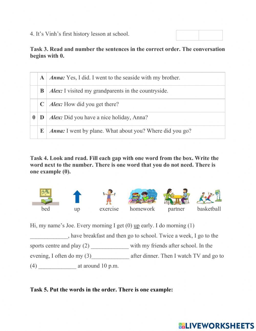 Middle term I test interactive worksheet | Live Worksheets
