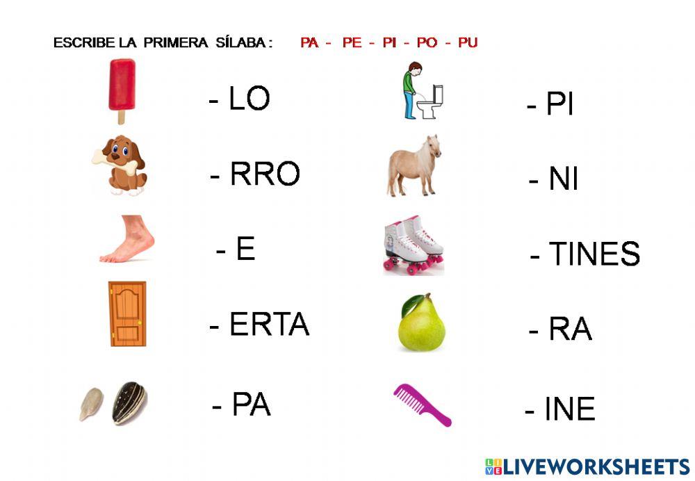 Lectura analitica. letra -p- 1589540 | Silvia Gonzalez