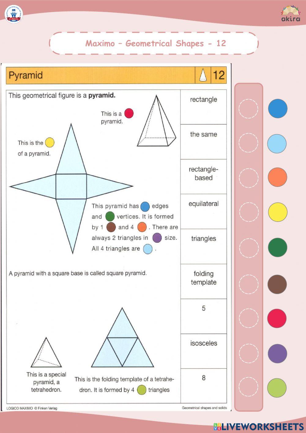 Maximo-Geometrical Shapes-12 online exercise for | Live Worksheets