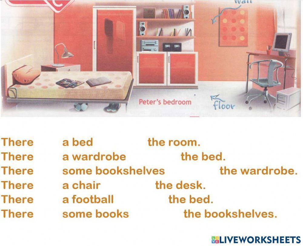 My room online exercise for 4-5 | Live Worksheets