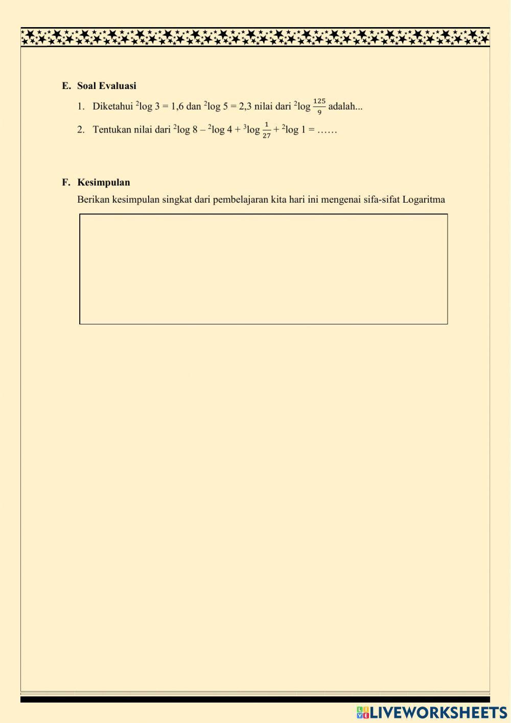 LKPD Sifat-Sifa… | Free Interactive Worksheets | 1589885