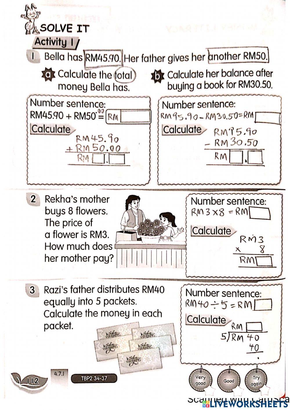 Money 1479688 | AngelinaWong | Live Worksheets