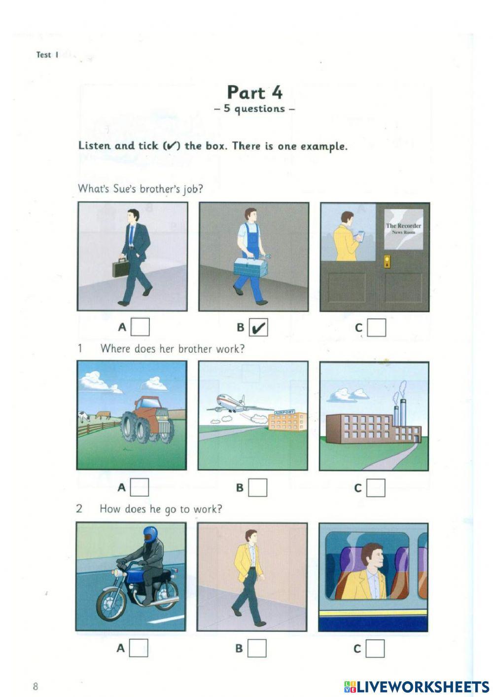 Cambridge Flyers Test 1 6734970 | Lethitrinh2505 | Live