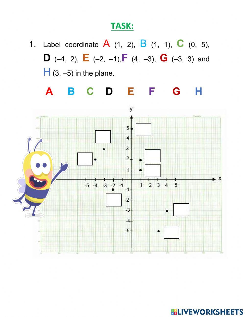 Label and State Coordinate online exercise for | Live Worksheets