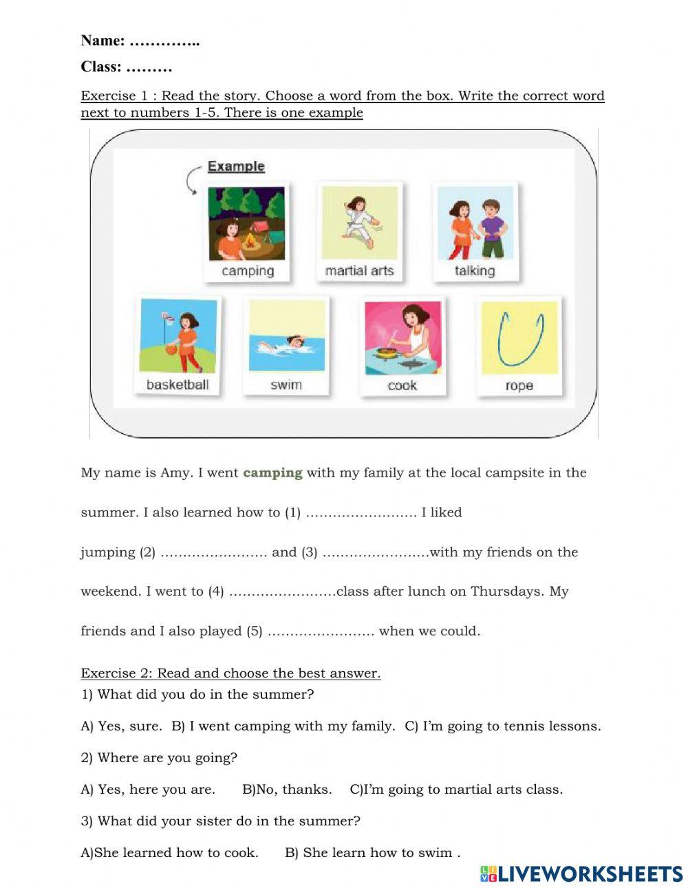 Grade 5-2 worksheet | Live Worksheets