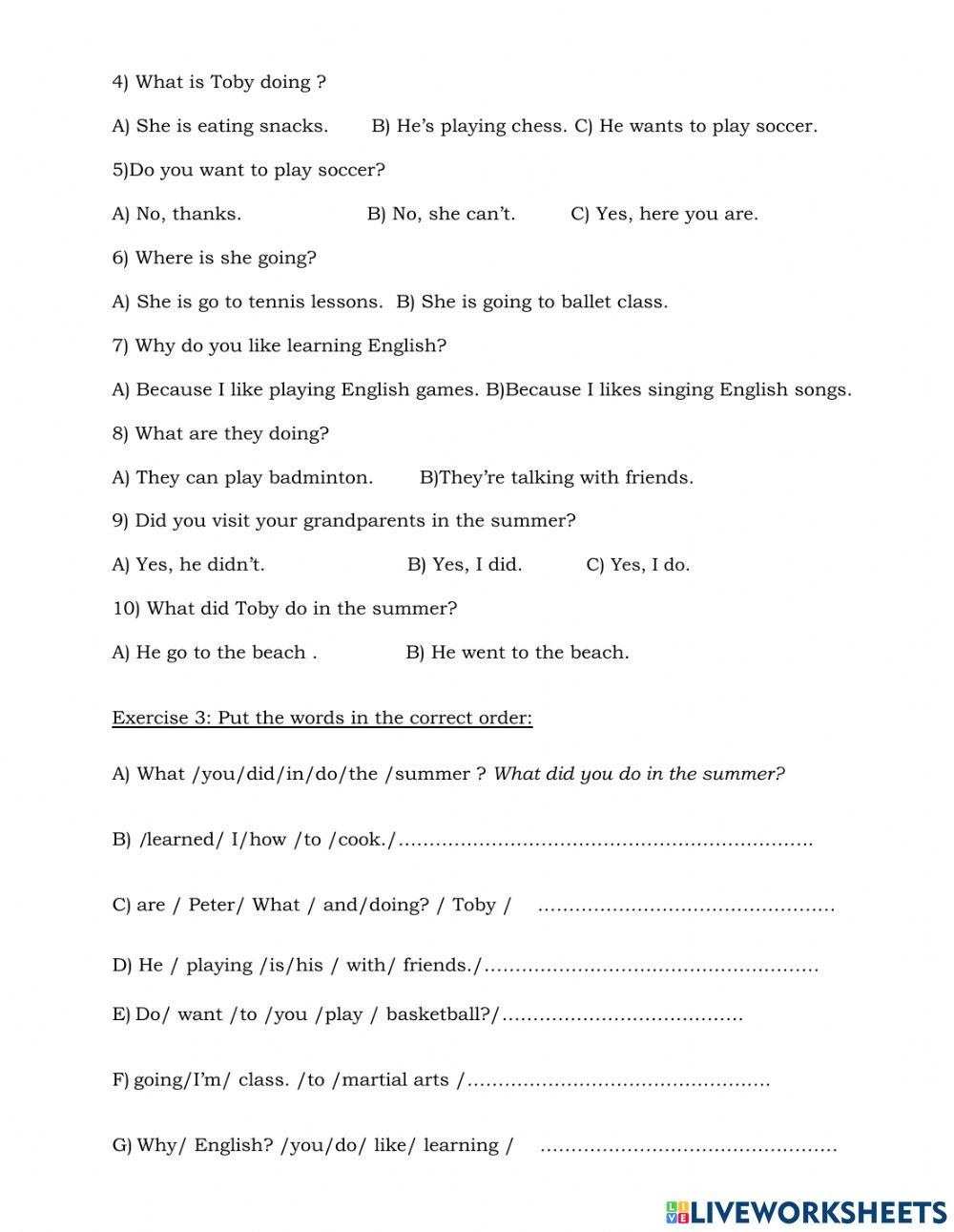 Grade 5-2 worksheet | Live Worksheets