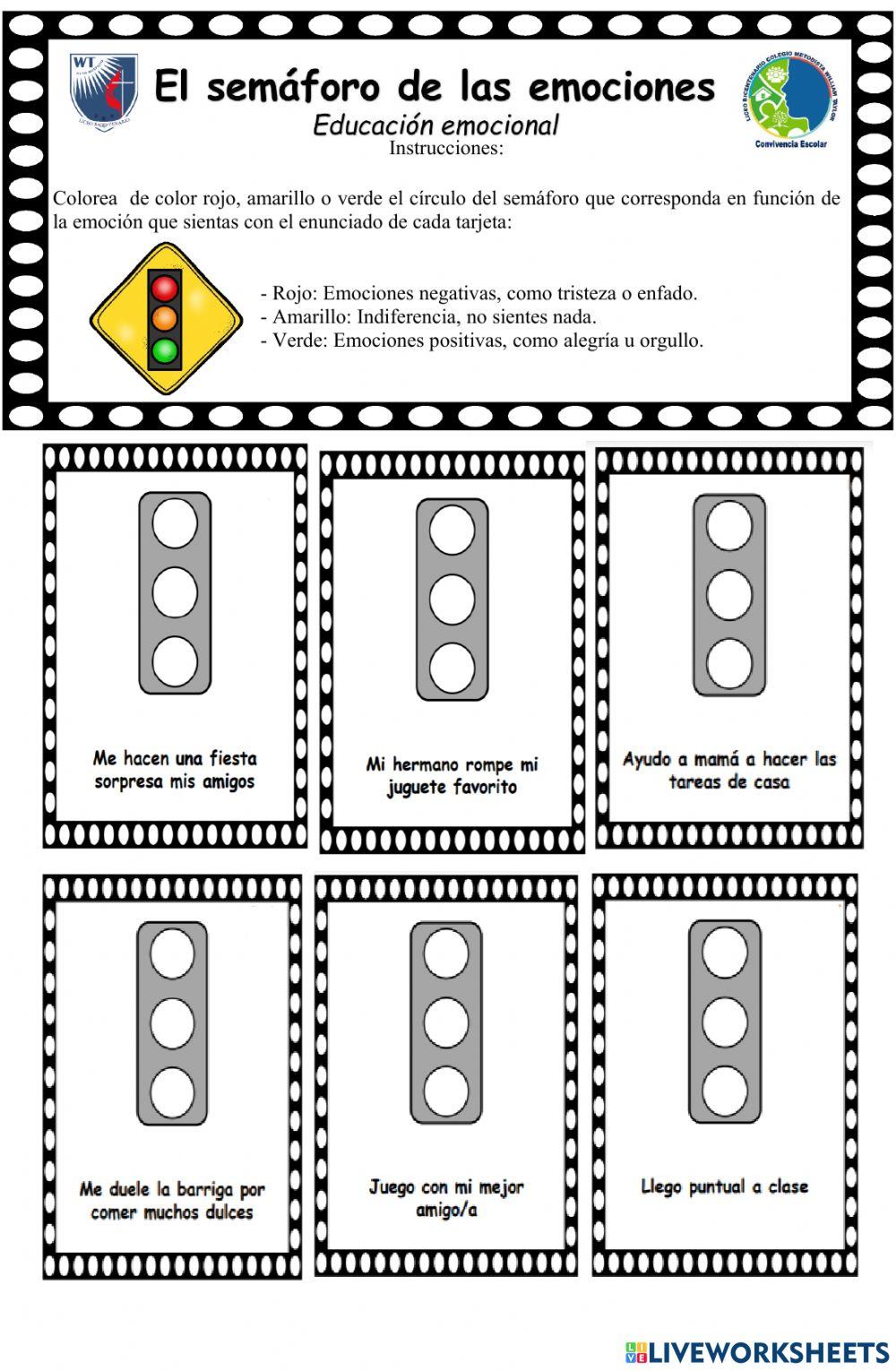 SEMAFORO DE LAS EMOCIONES 3428384 | KATIANA SOLIS | Live