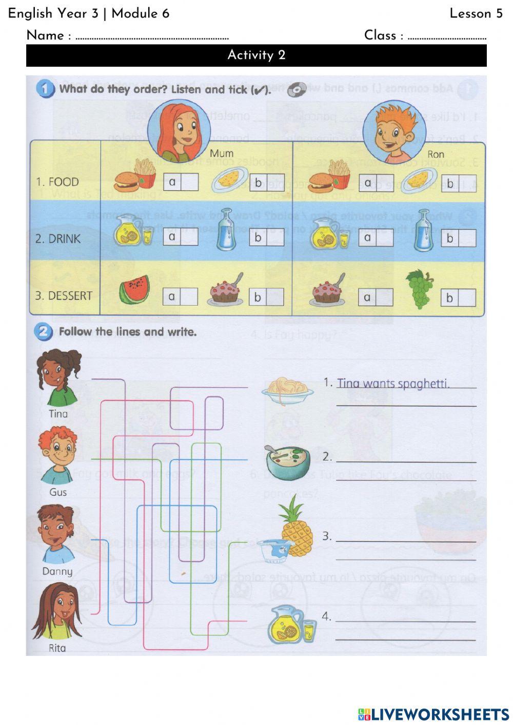 English Year 3 Module 6 - Lesson 5.2 1482006 | mauimy
