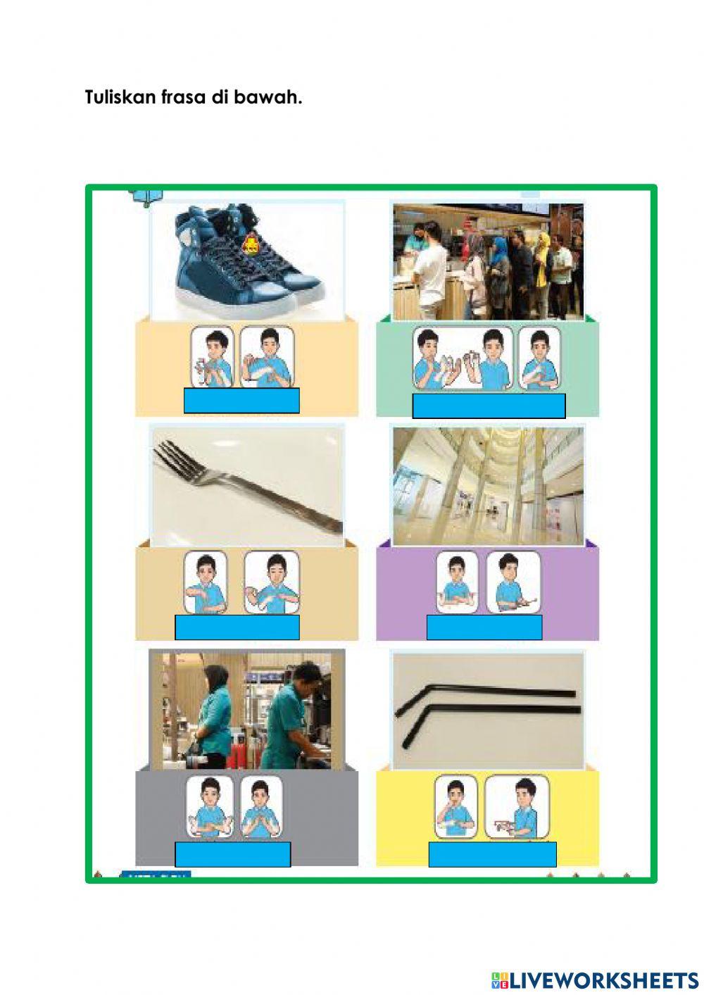 Bik di pasar raya th3 interactive worksheet | Live Worksheets