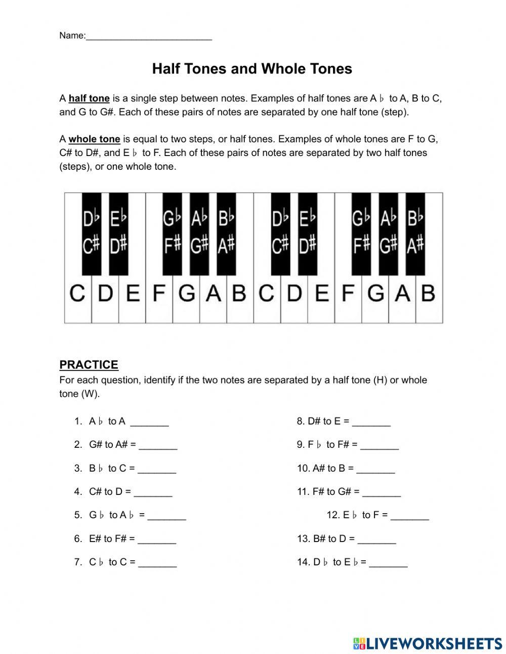 Whole Tones and Half Tones 3428771 | Rebecca Pacheco