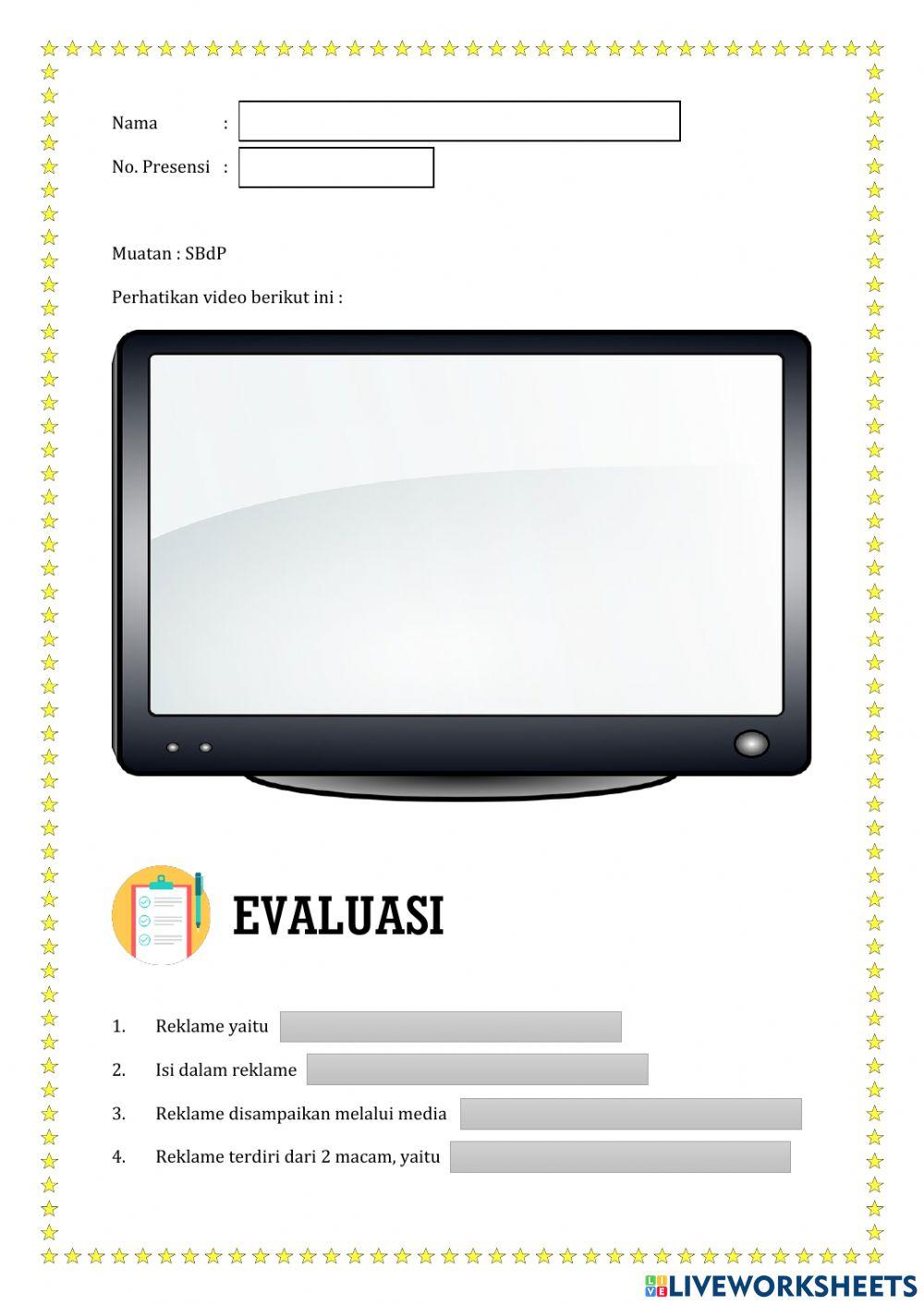 SBdP exercise for 6 | Live Worksheets