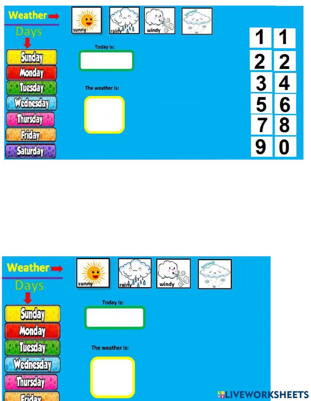 Calendar online activity for segundo | Live Worksheets