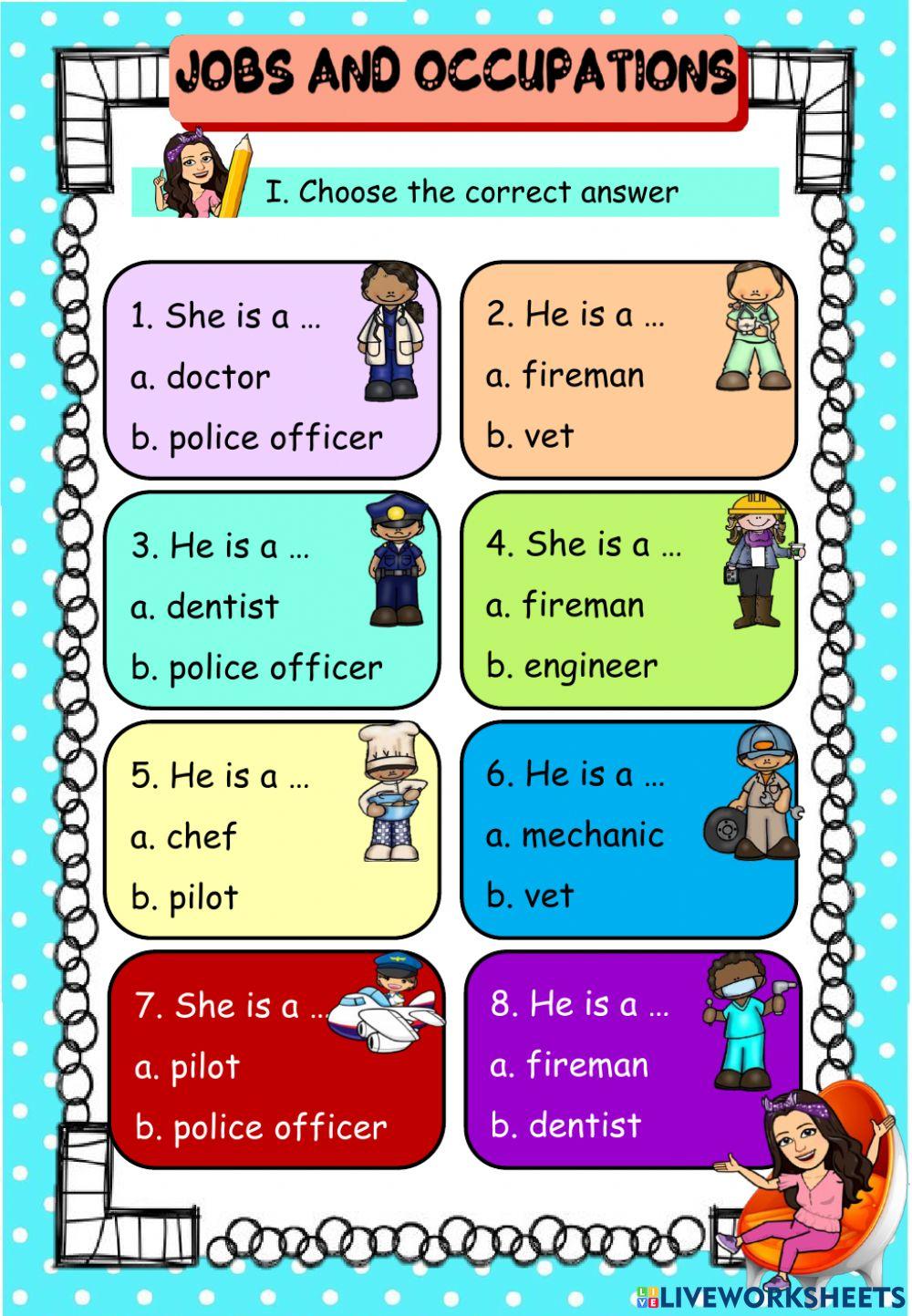 Jobs and occupations 1484014 | Elizabeth Milla Cervera