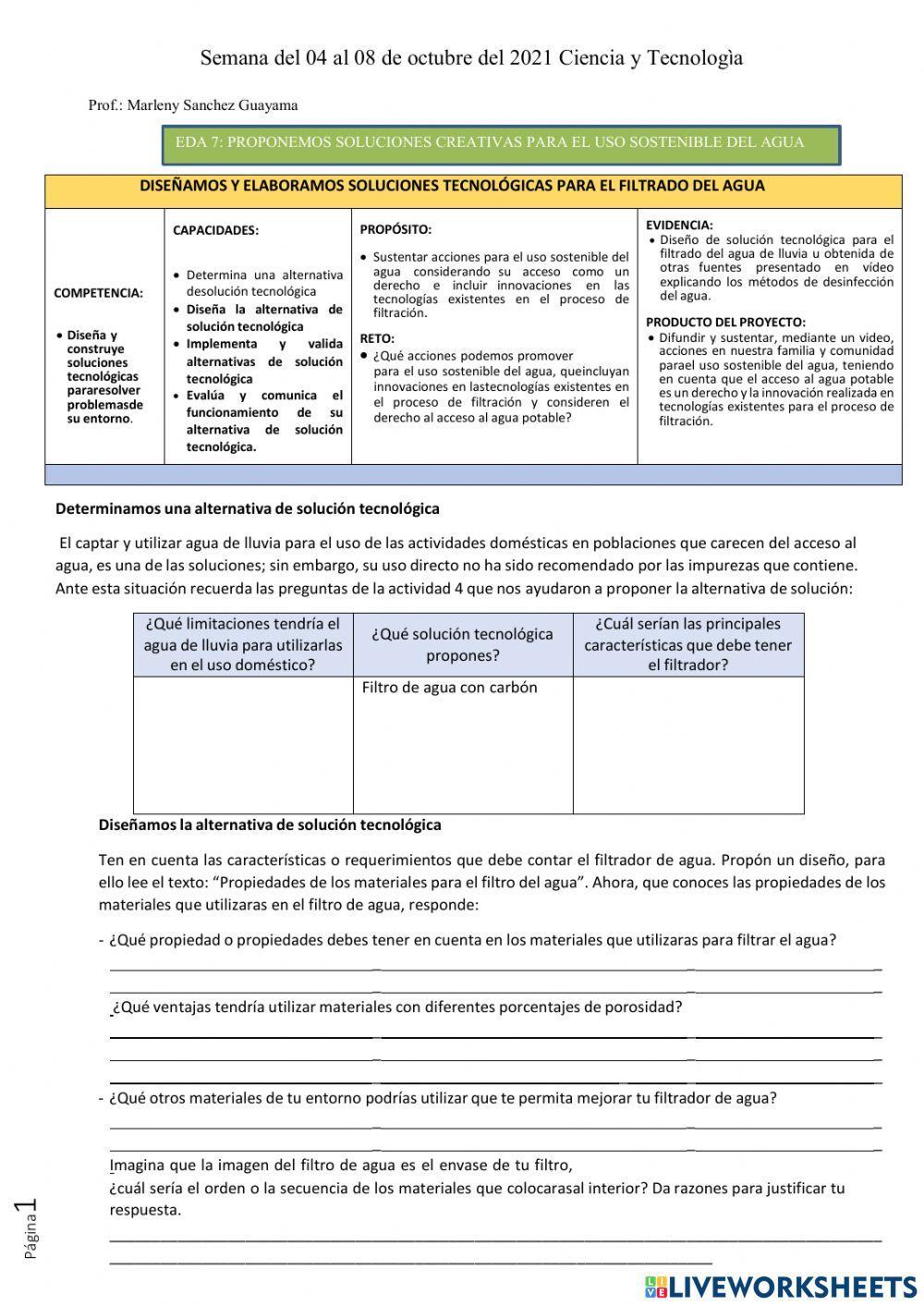 Diseñamos y ela… | Free Interactive Worksheets | 1484024