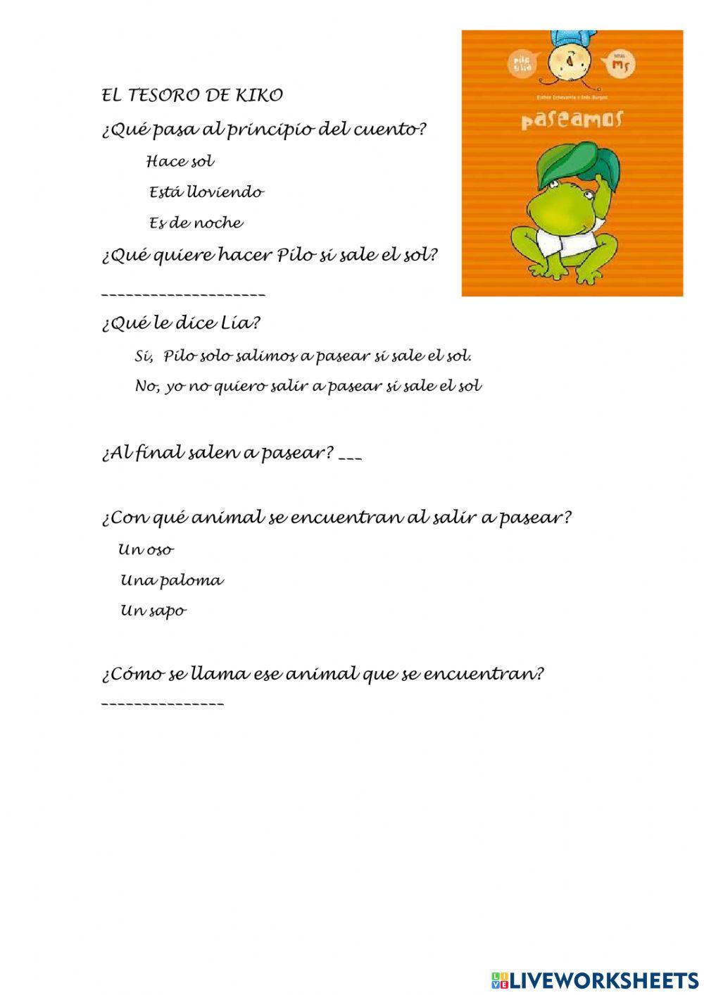 1484078 | Paseamos | laurauh | LiveWorksheets