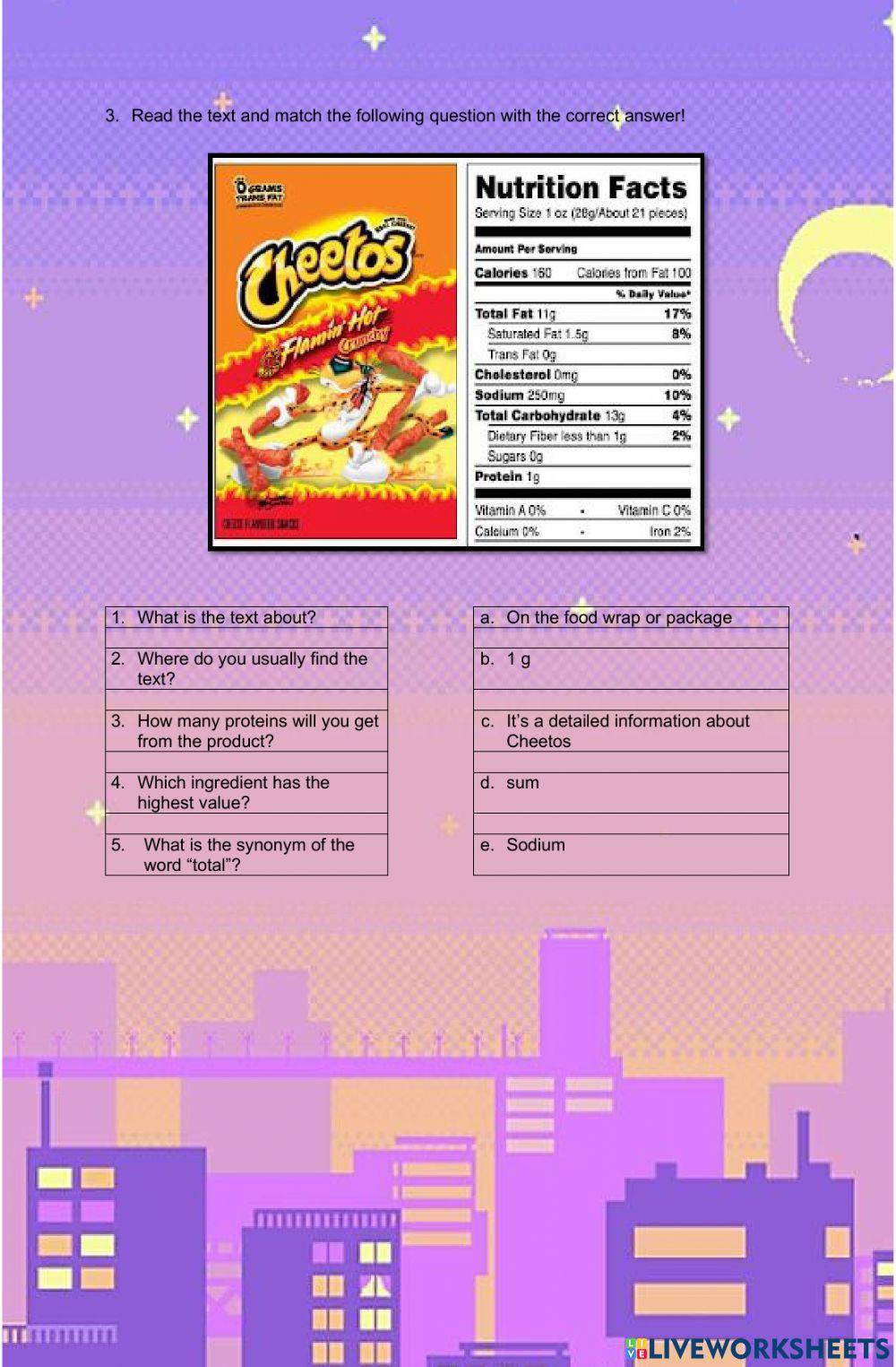 Label | Free Interactive Worksheets | 1484145