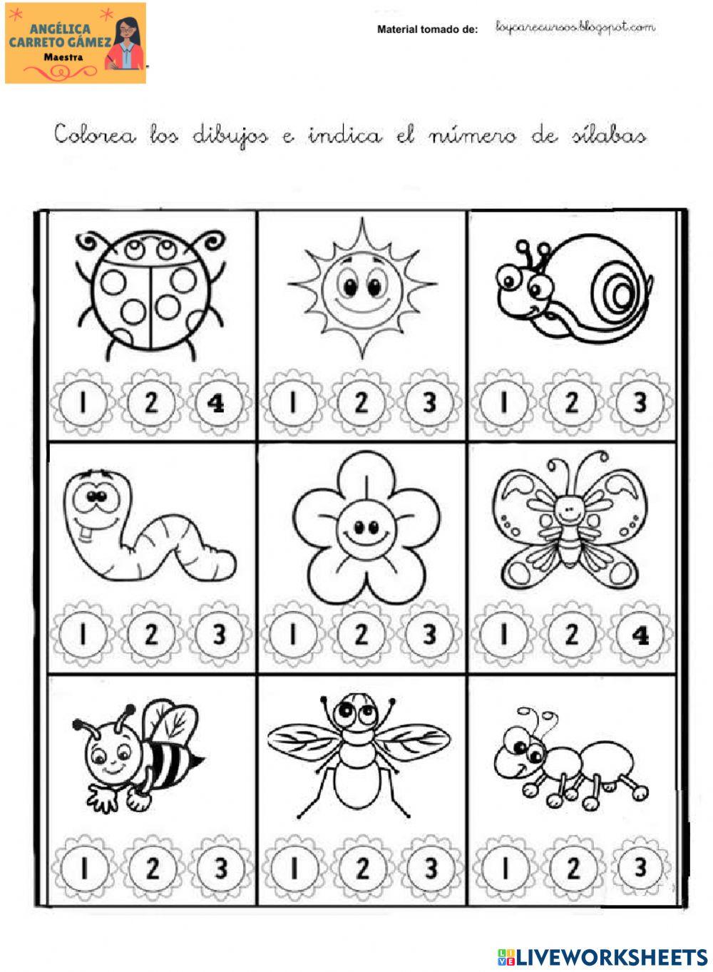 Palmadas separación silábica | Ornella Carreto | Live