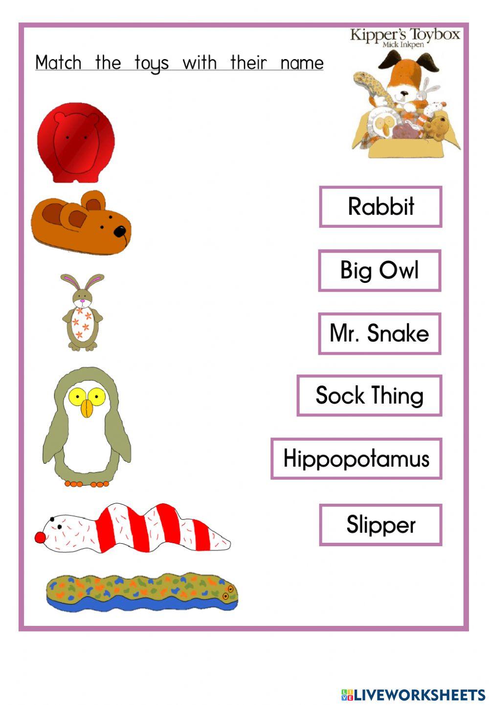 Kipper's toybox 1484972 | aimi1987 | LiveWorksheets