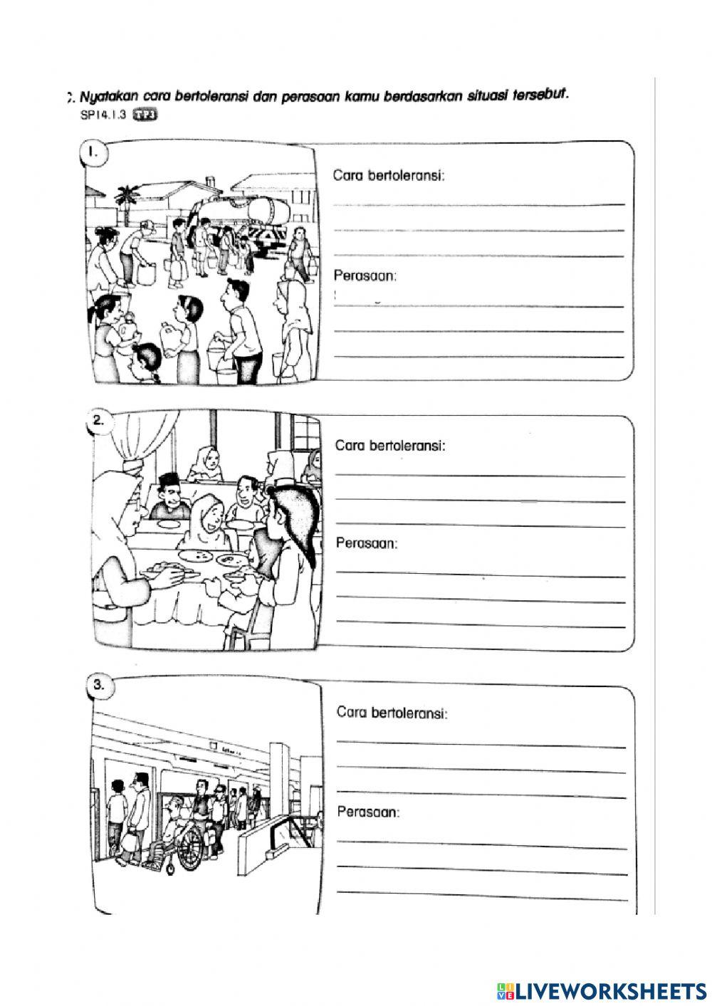 Toleransi | Free Interactive Worksheets | 1485754