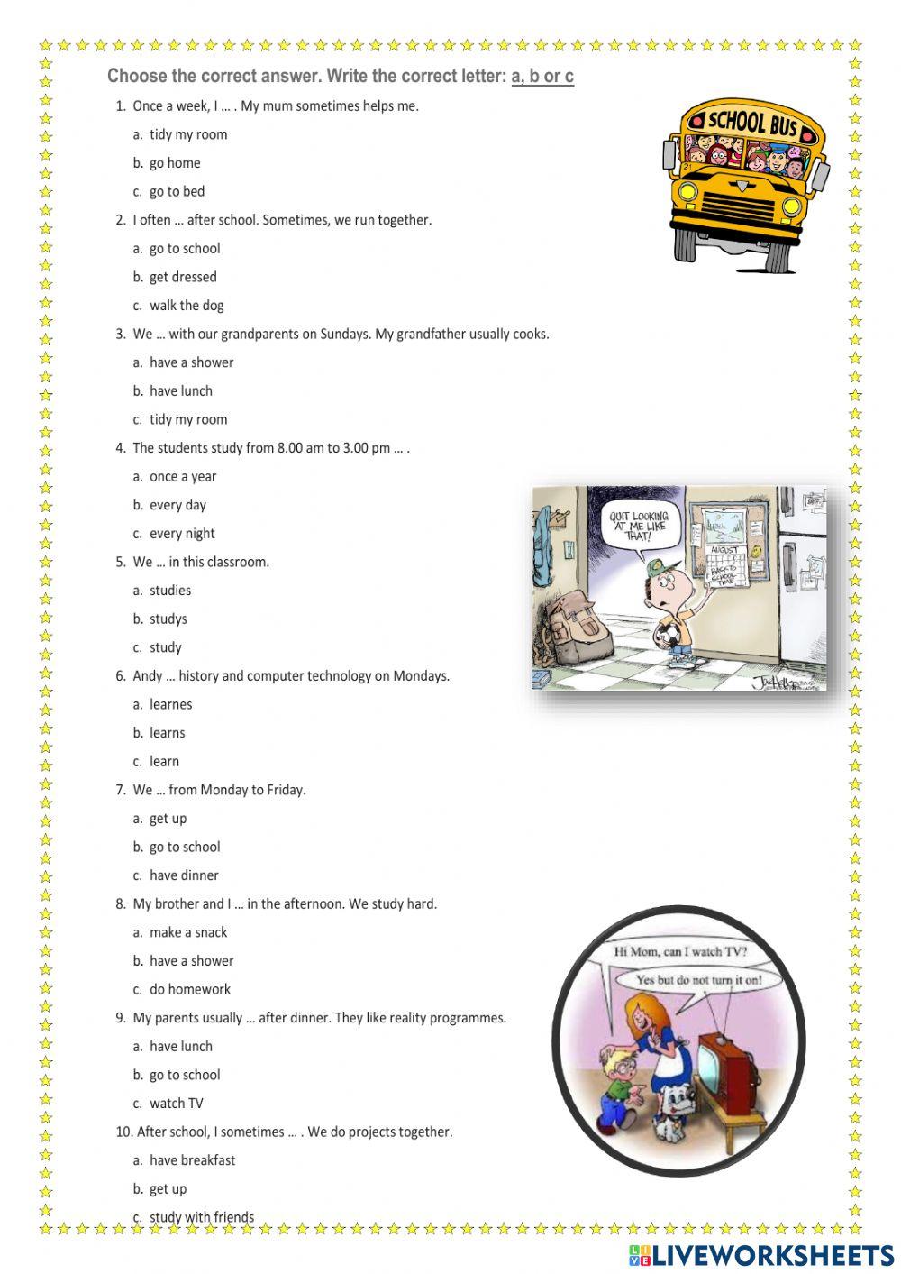 Quick Check 1B worksheet | Live Worksheets