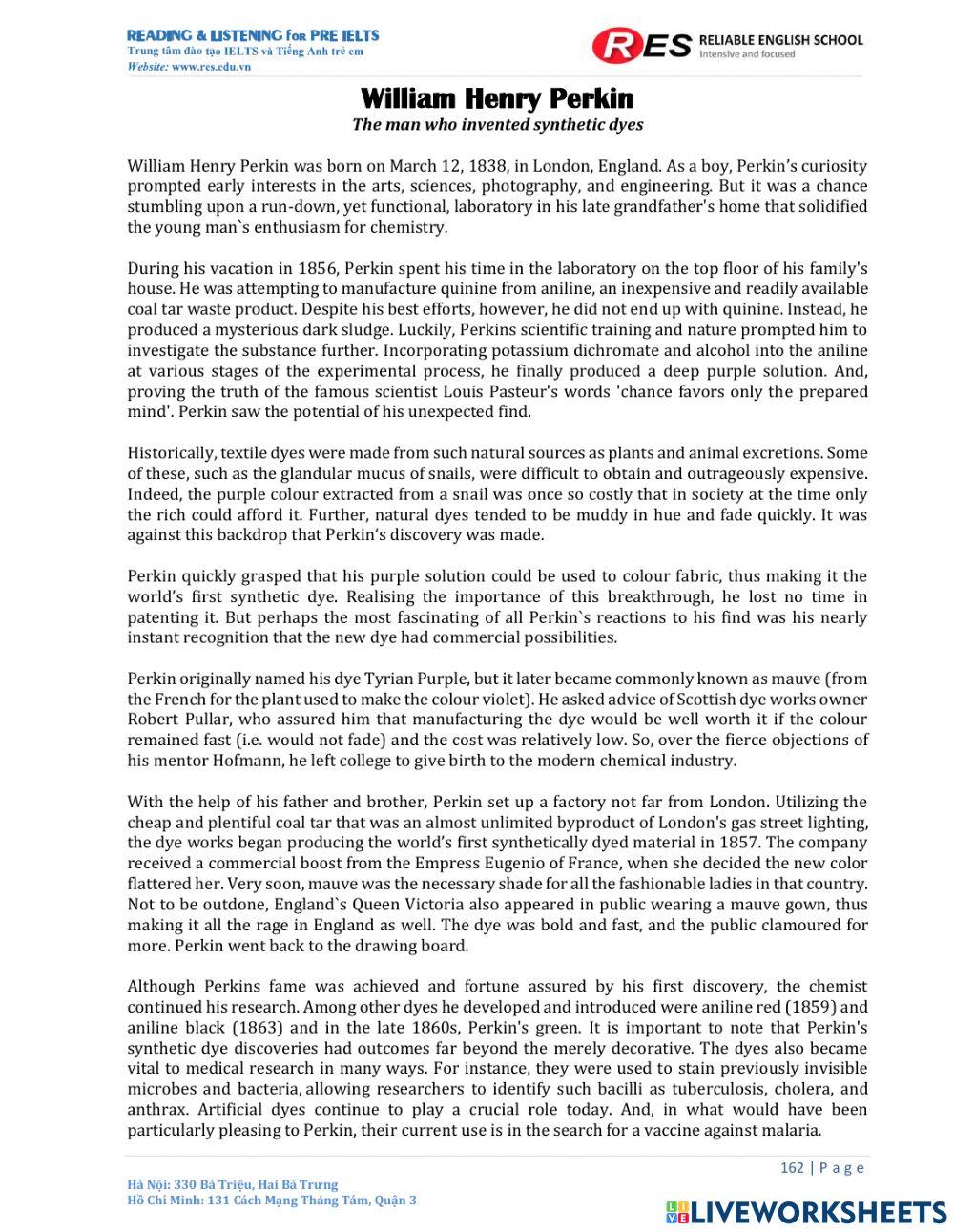 RL For Pre Les 8 Reading worksheet | Live Worksheets