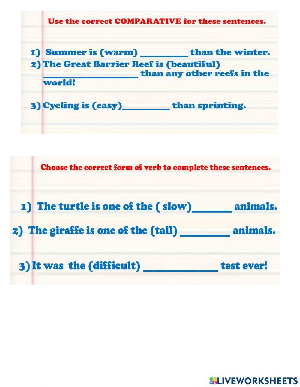Unit 2 Revision 1486993 | Glennon8484 | Live Worksheets