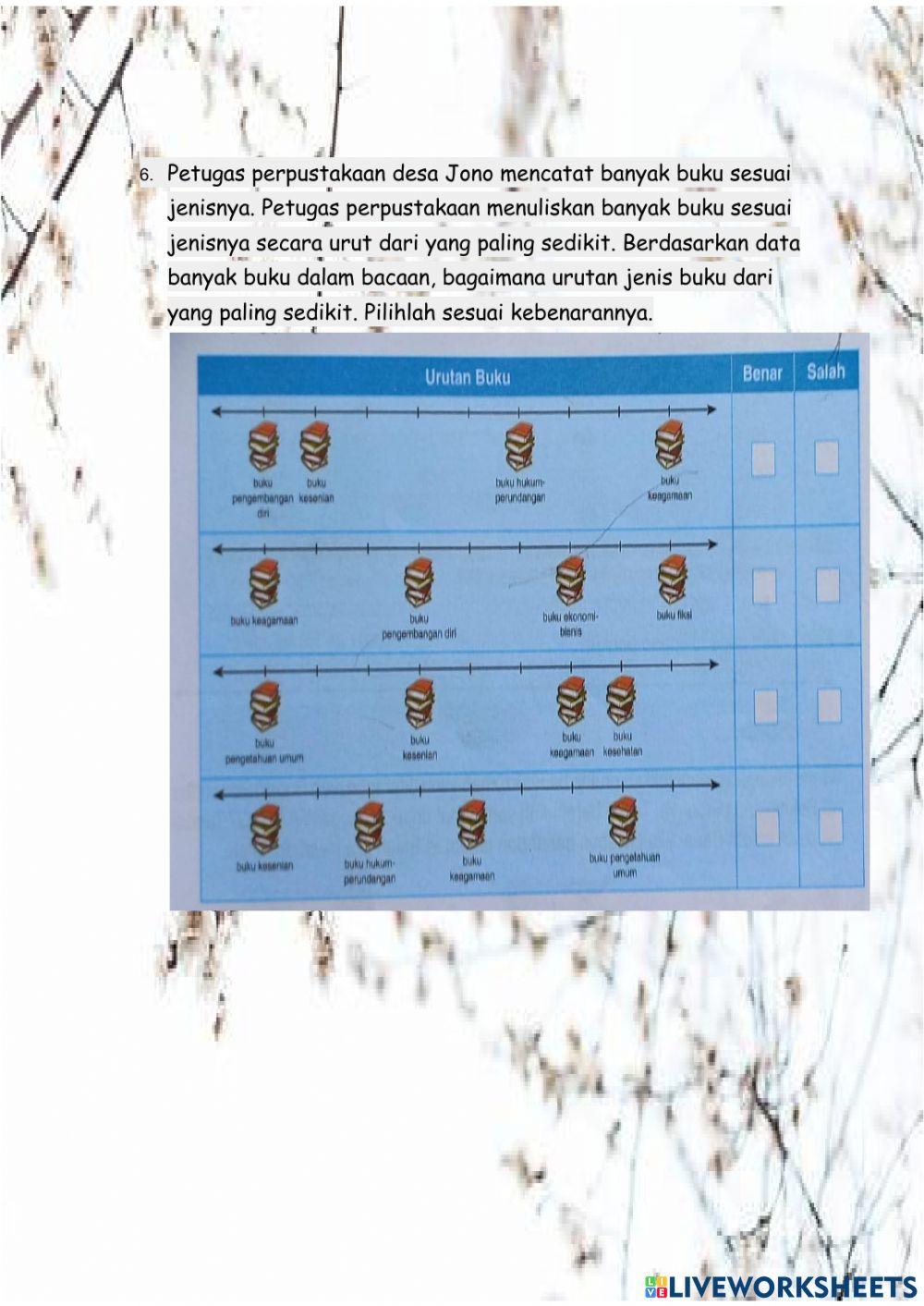 Latihan Numerasi activity | Live Worksheets