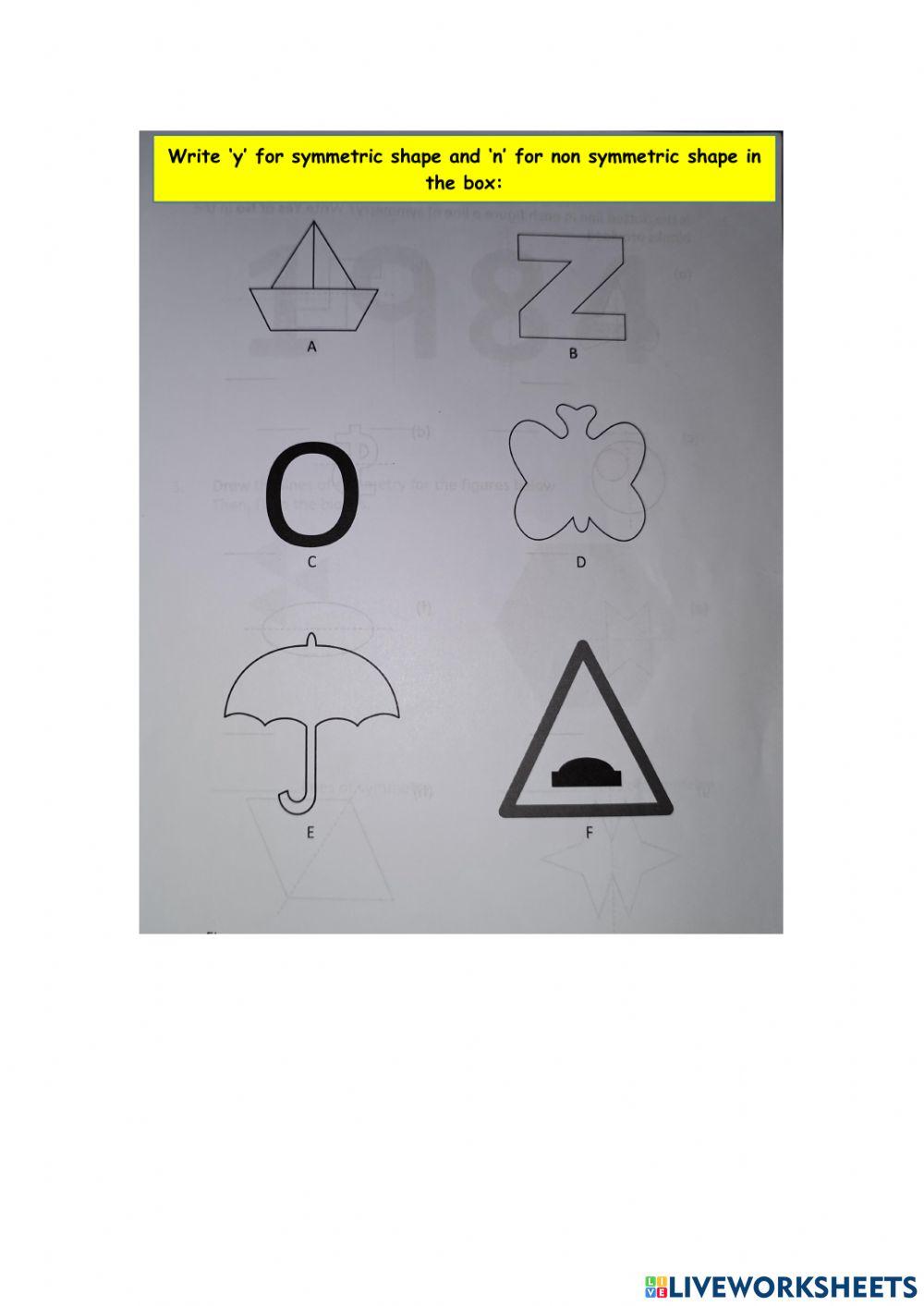 Non Symmetrical Shapes