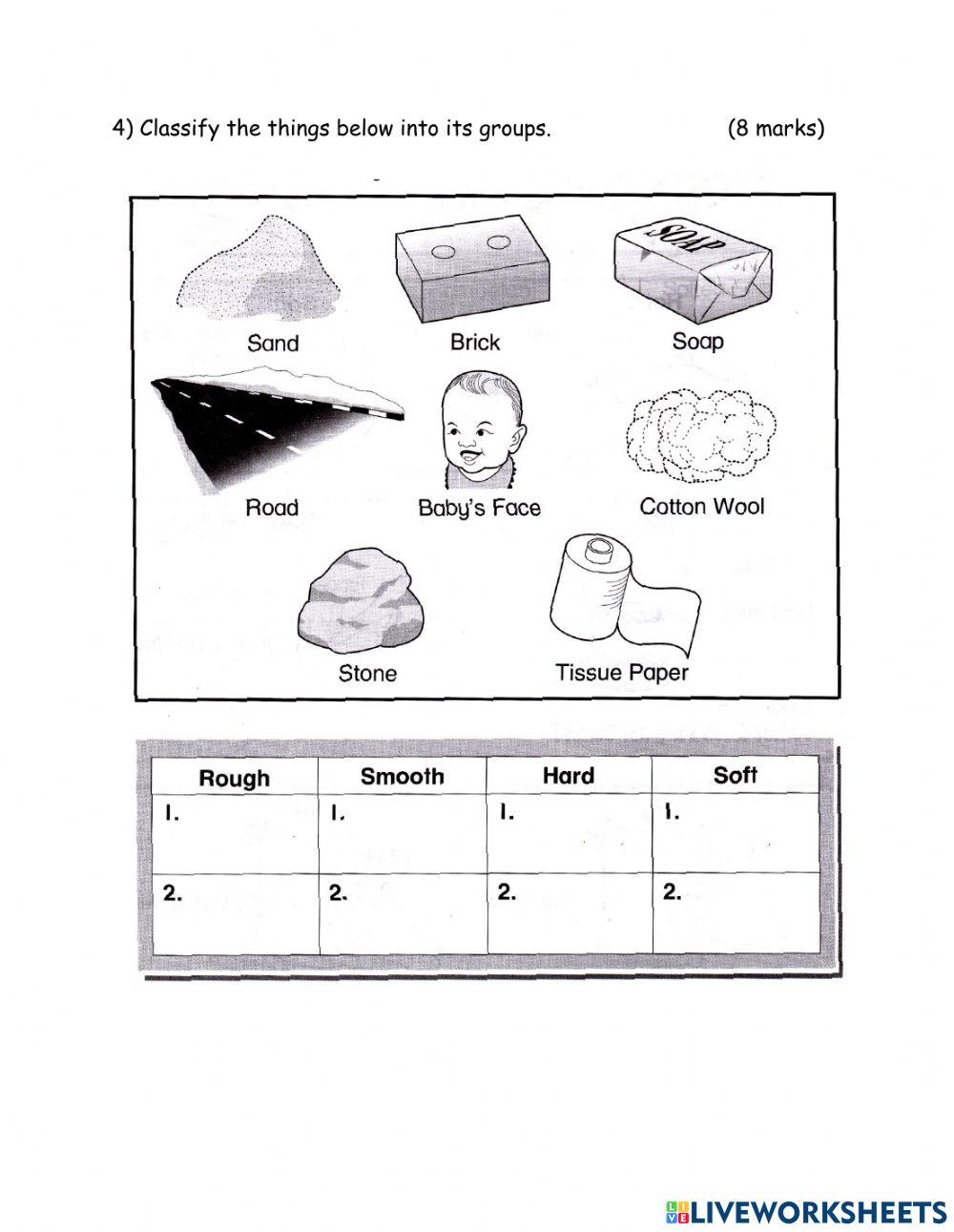 Revision Unit 1 Grouping Object Yr2 online exercise for | Live Worksheets
