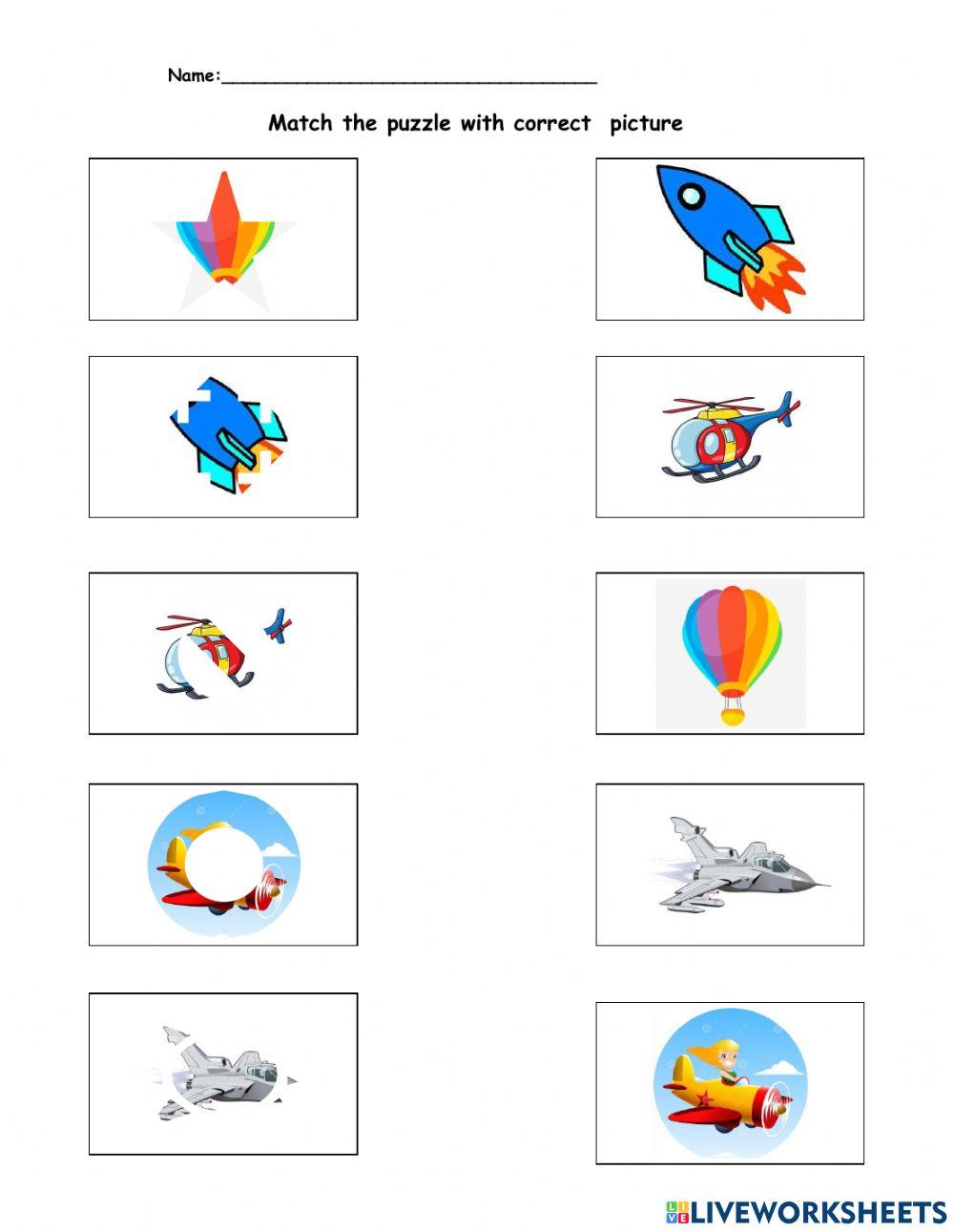 Air transportation English language exercise | Live Worksheets