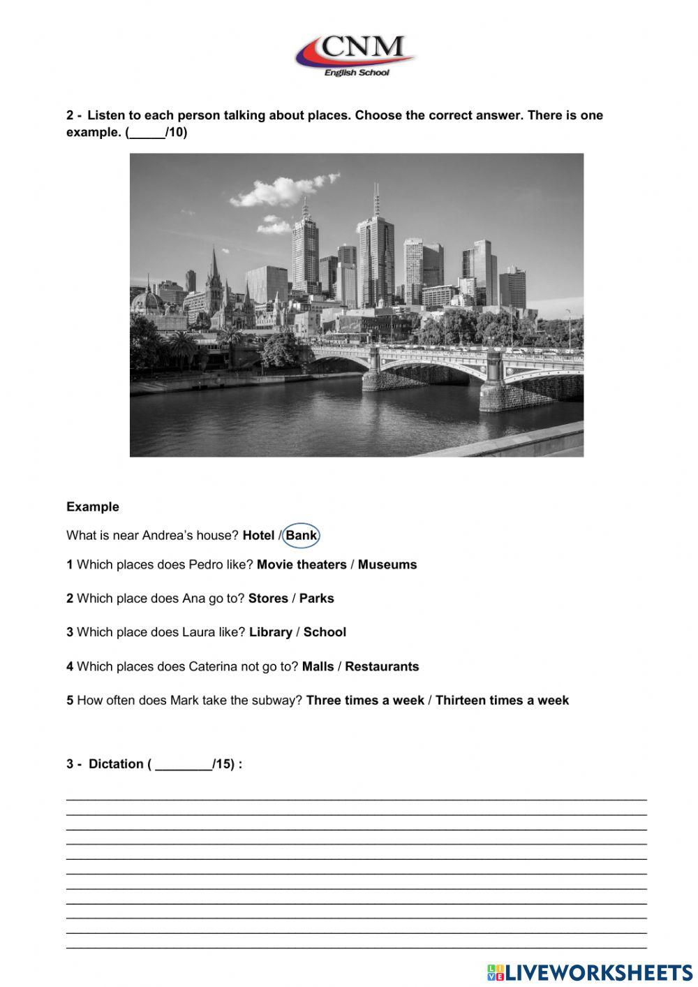 Insta English Starter - UN 3 e 4 online exercise for | Live Worksheets