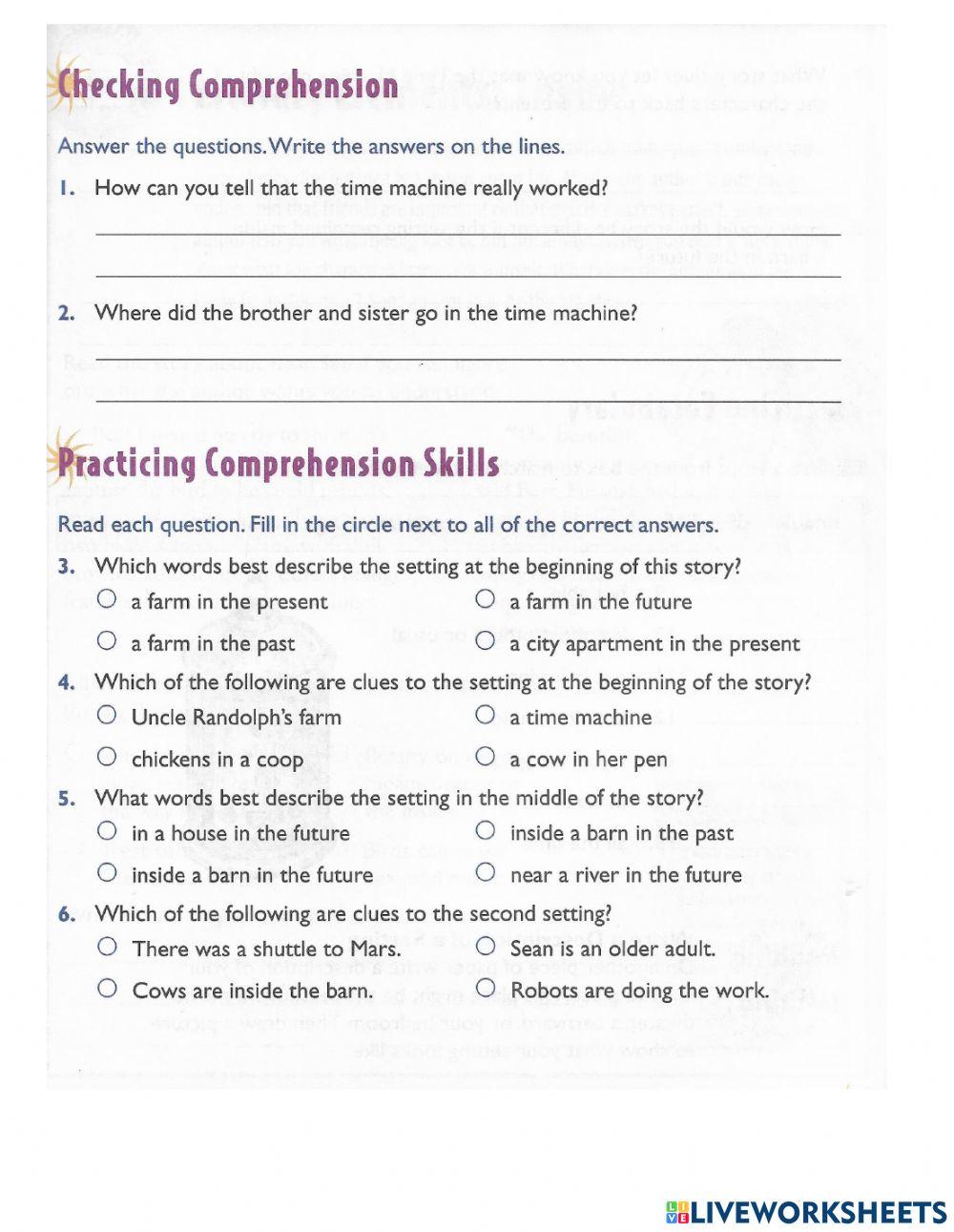 5194370 | Elements of a Story -Setting | Cynthia Smith